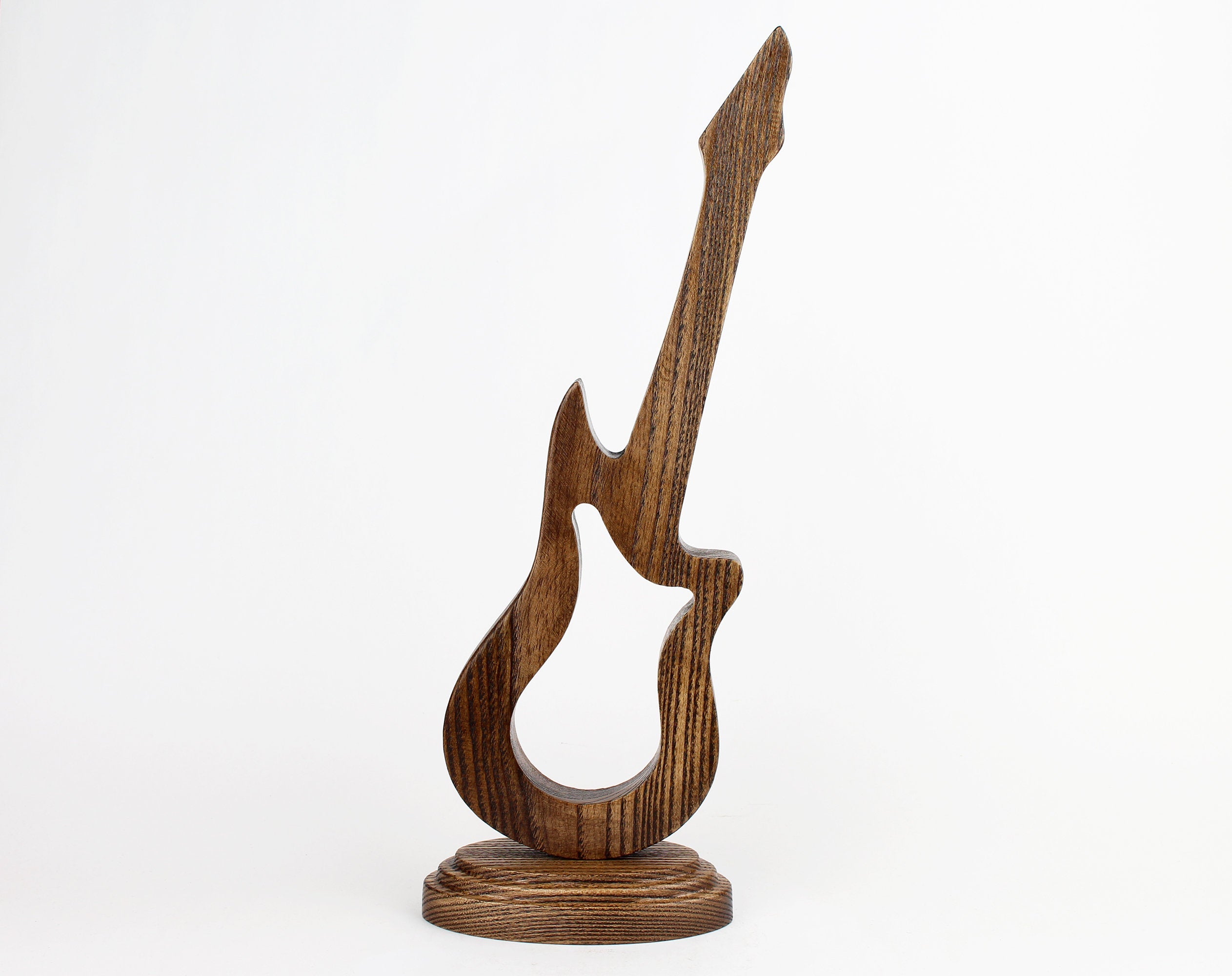 Buy Handmade Wooden Guitar Sculpture – Unique Gift for Guitarists ...